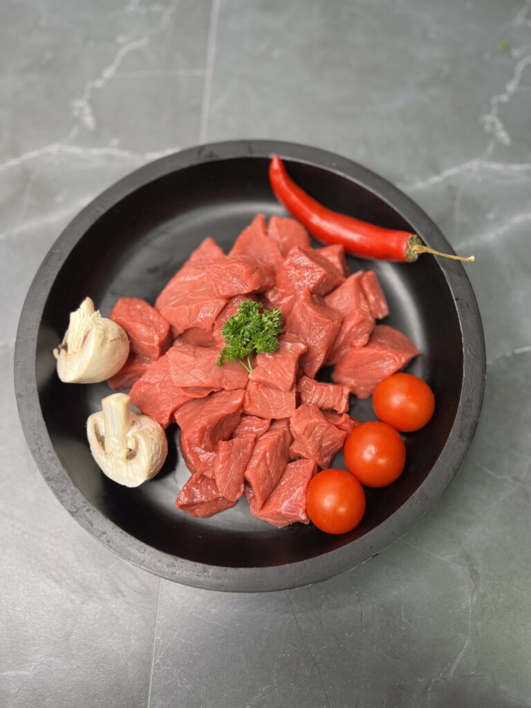 Beef, Diced | Sinclair Meats